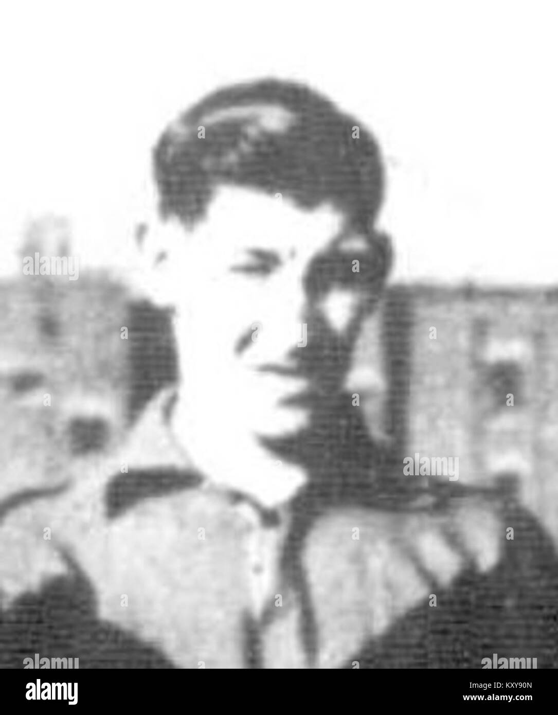 Portrait photograph of Gordon Kramer, taken before 1945, showing the ...