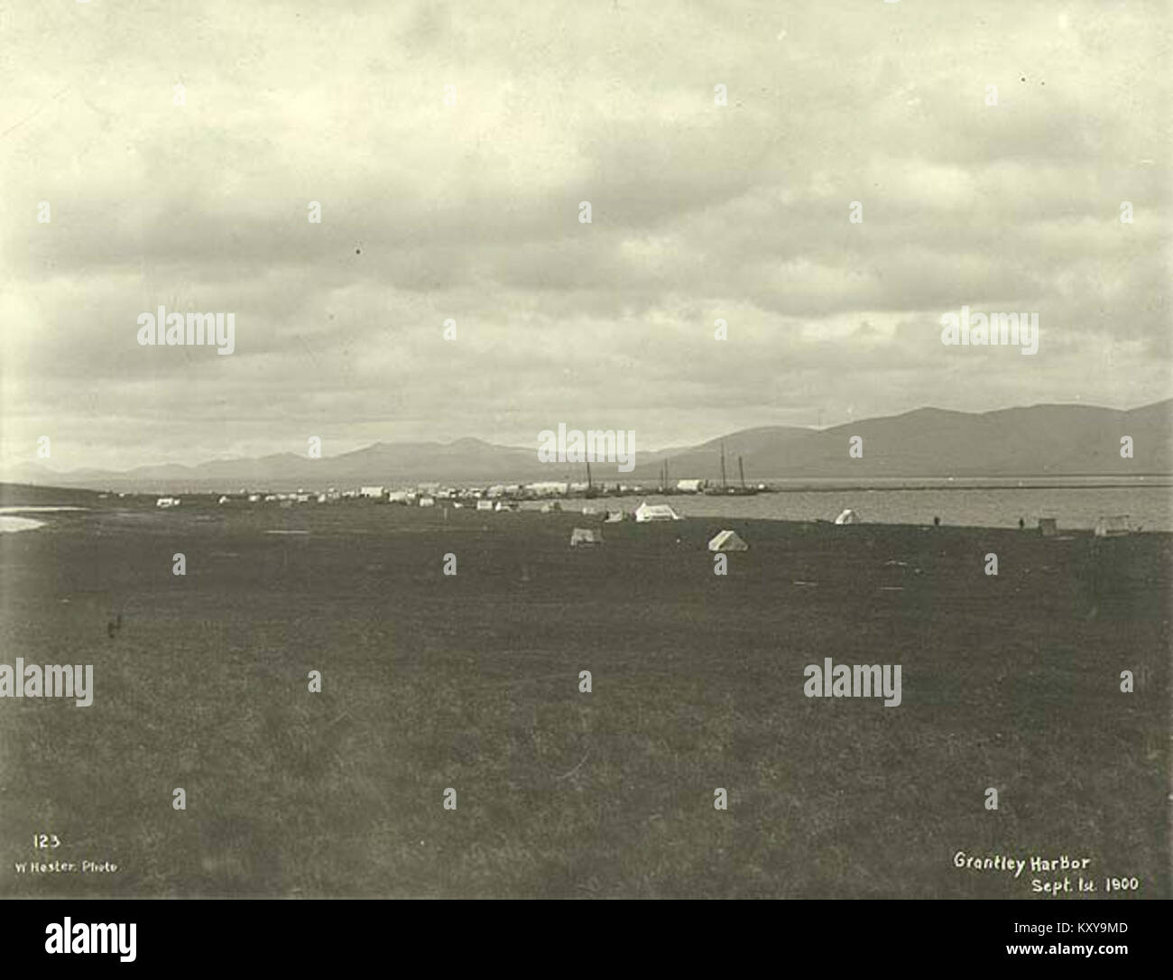 Grantley Harbor, Alaska, ca 1900 (HESTER 189 Stock Photo - Alamy