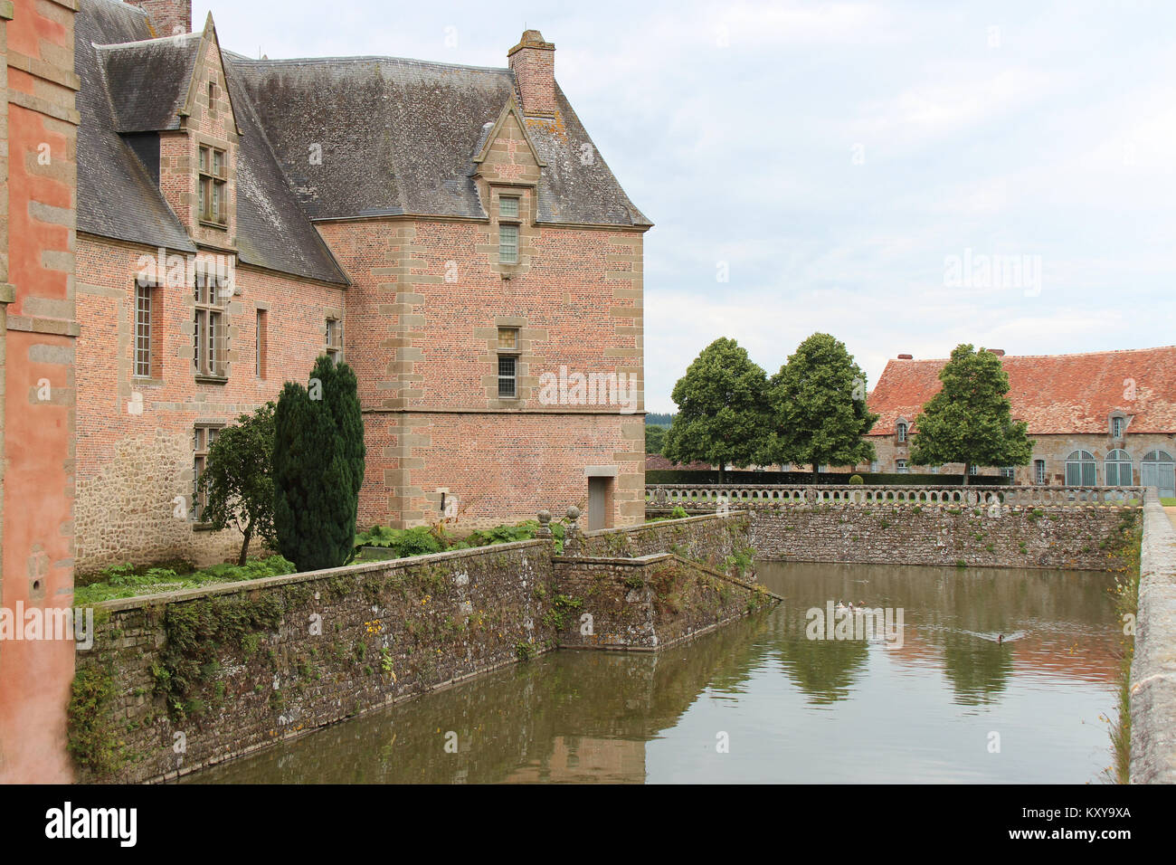 The Carrouges castle (France Stock Photo - Alamy
