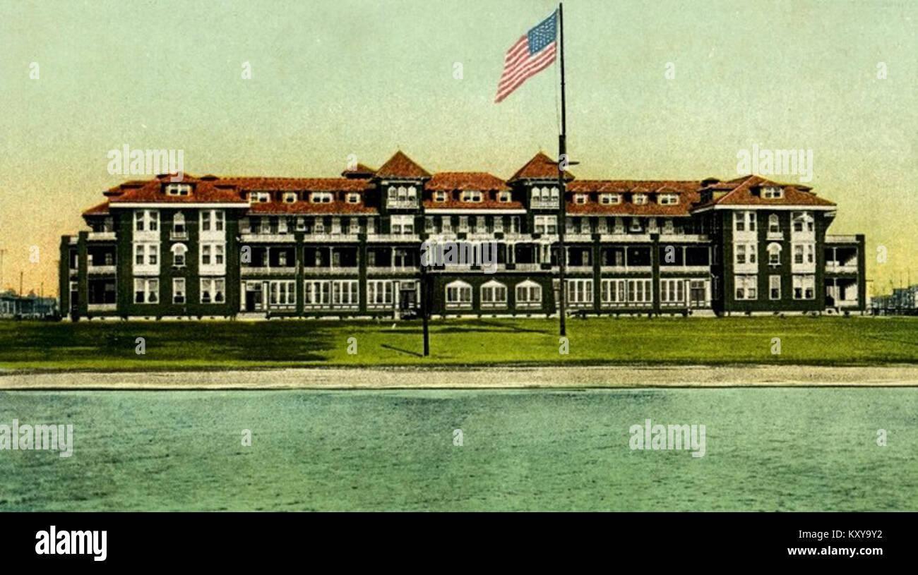 The Great Southern Hotel, built in 1906 in Gulfport, Mississippi, was a ...