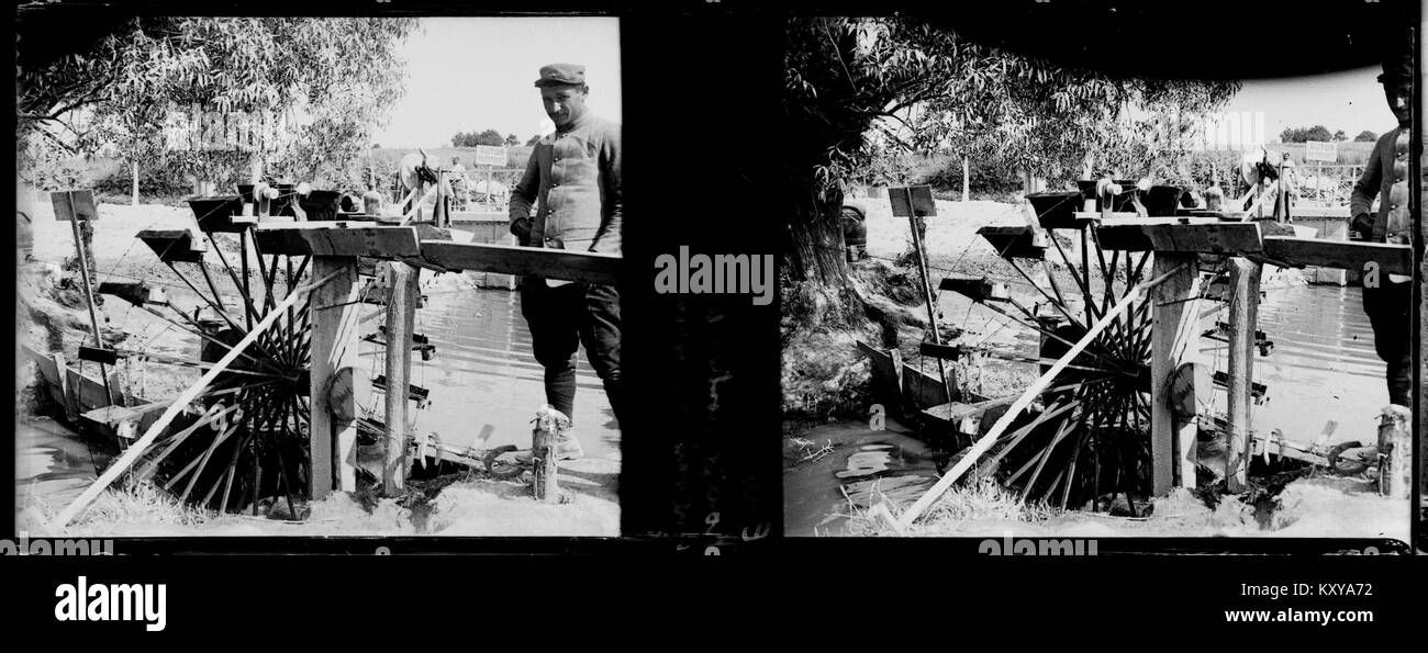 The image titled ‘Wheel for Raising Water. Horse Trough.’ at Evres in ...