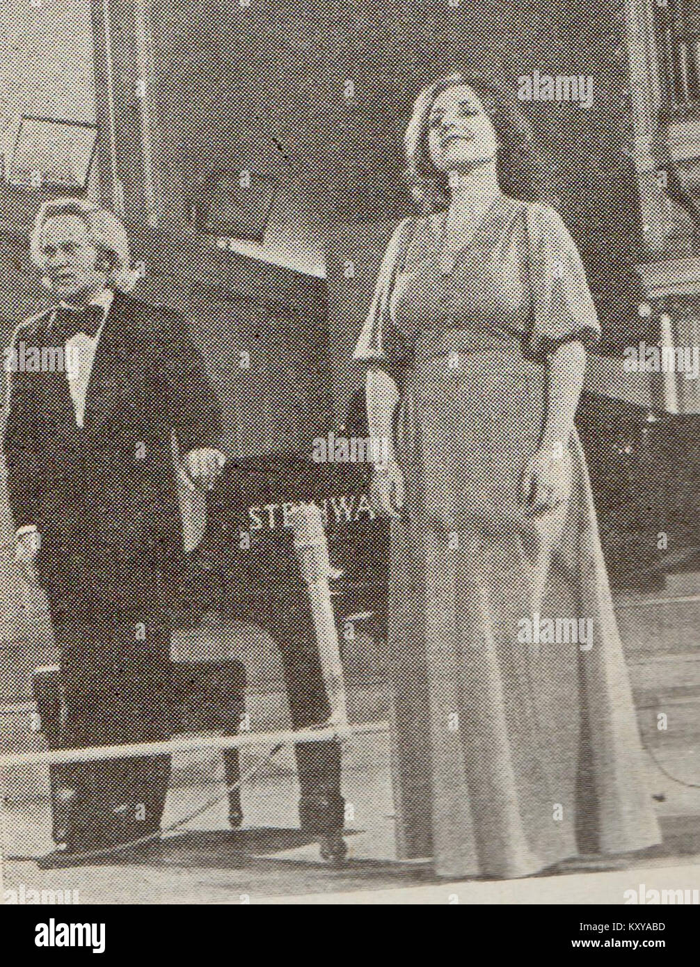 A performance by Ewa Podles and Jerzy Marchwiński at the Aula UAM in ...