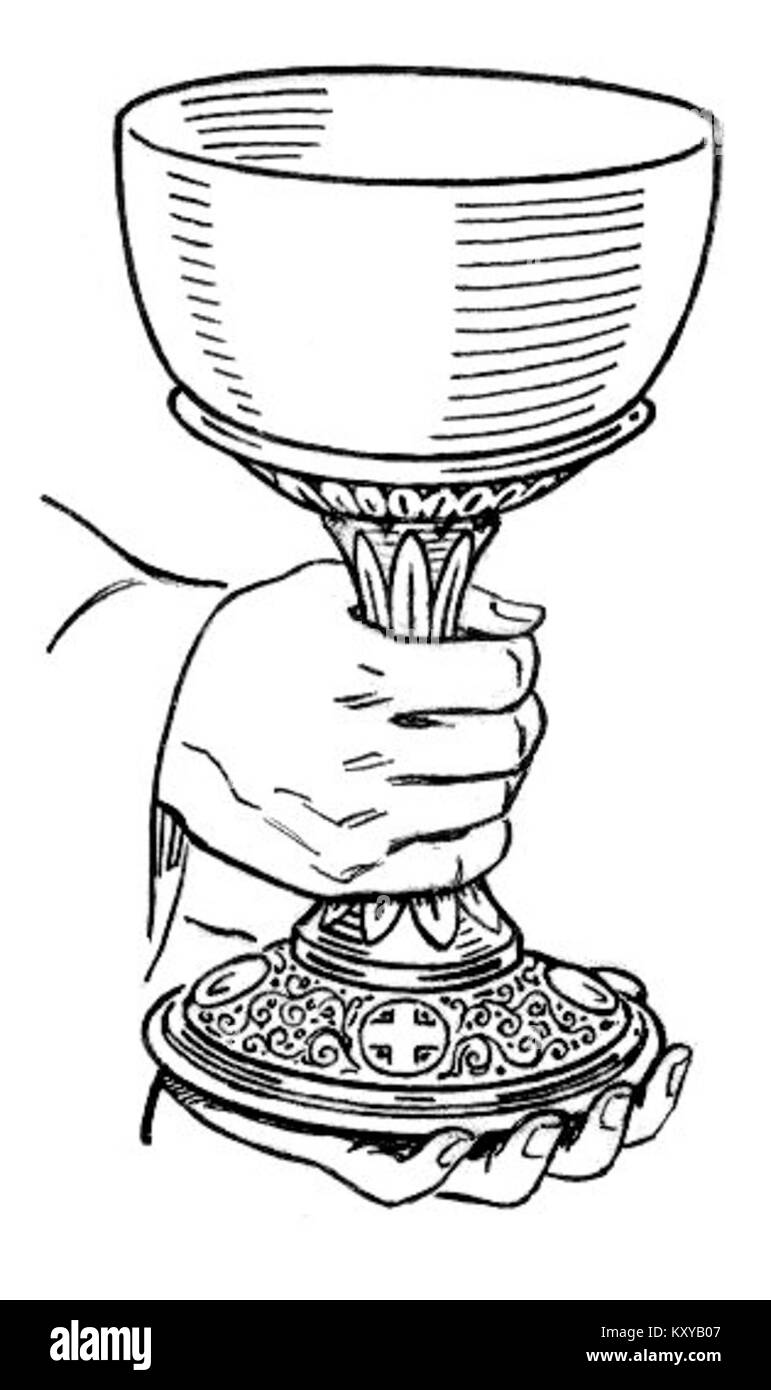 Photograph of a Christian chalice, used in religious ceremonies ...