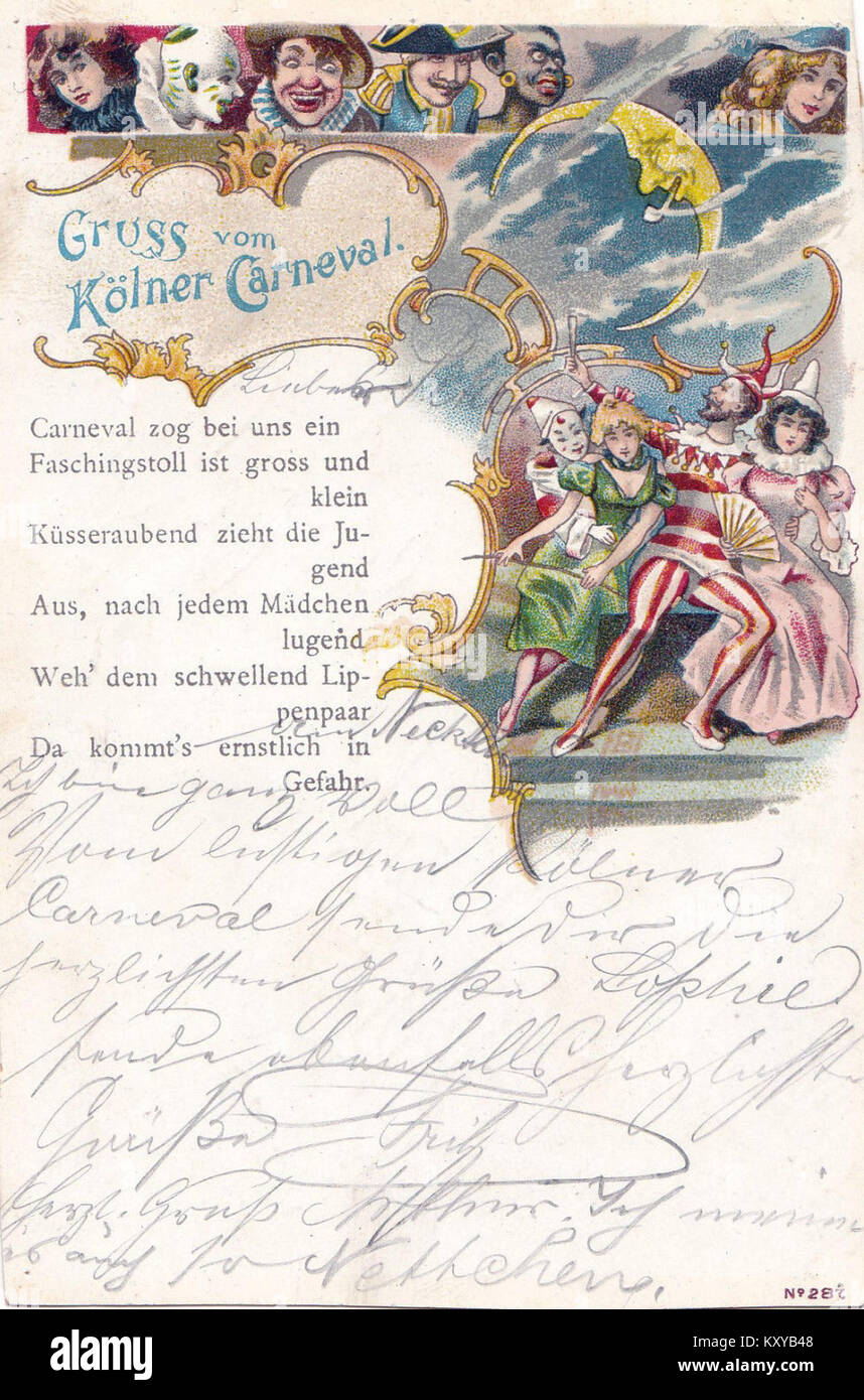 This image or title refers to a greeting card or image from the Cologne ...