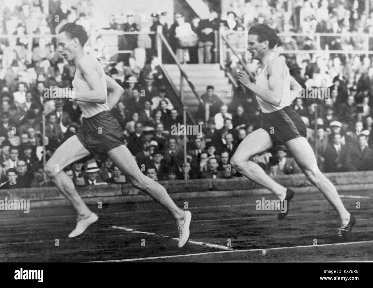 Gunder Hägg and Arne Andersson Stock Photo - Alamy