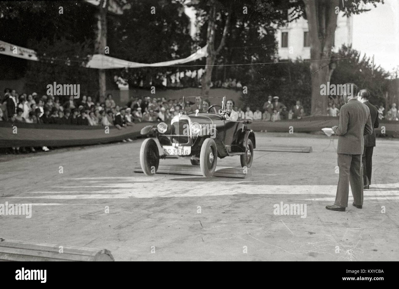 This exhibition showcases the skills of automobile handling, with a ...
