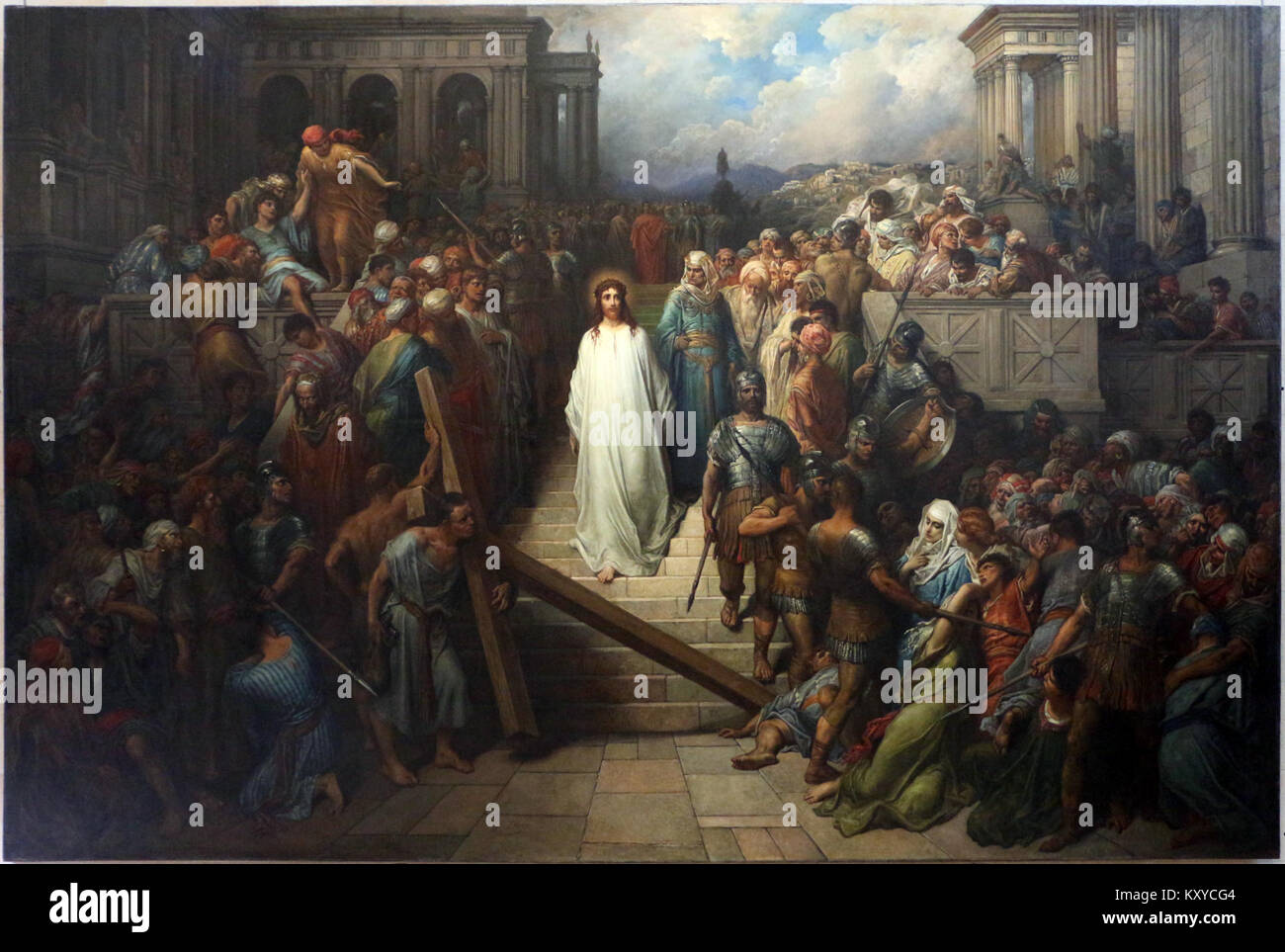 Gustave Doré’s illustration ‘Christ Leaving the Praetorium’ depicts a ...