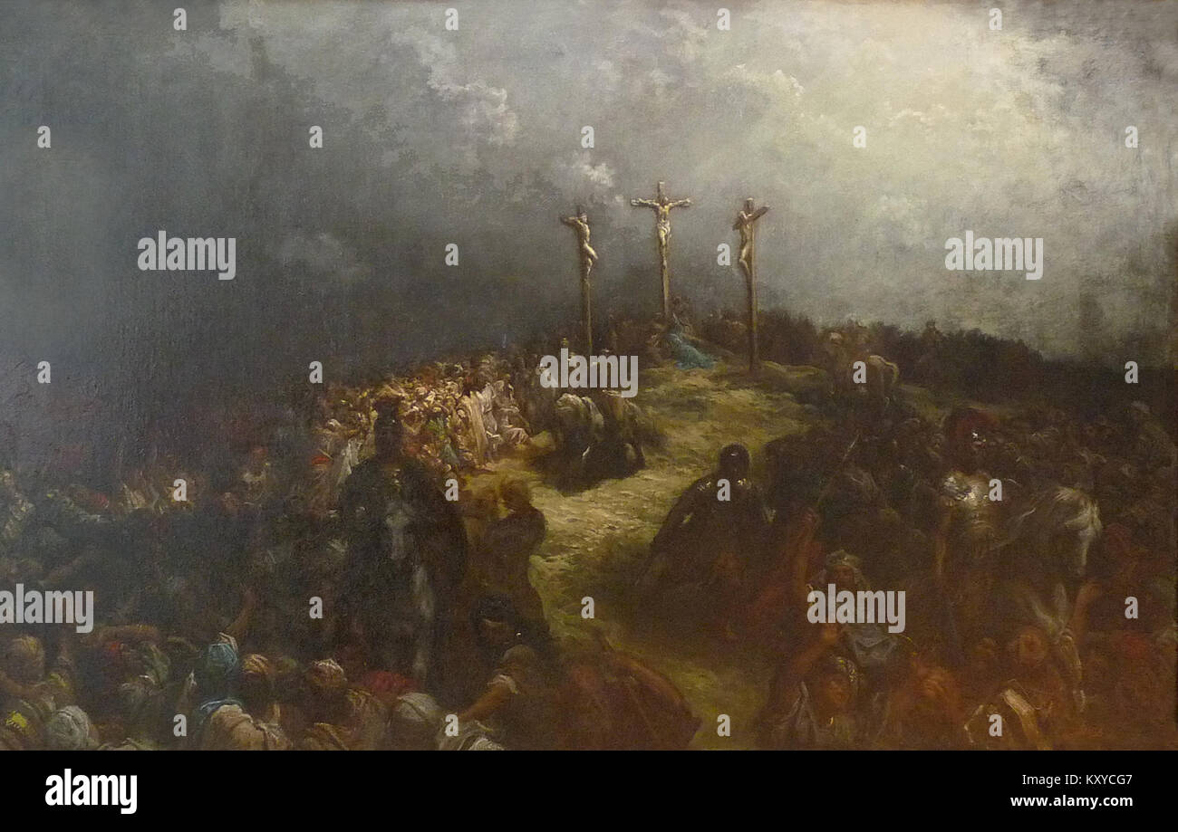 Gustave Doré-Le Calvaire Stock Photo - Alamy