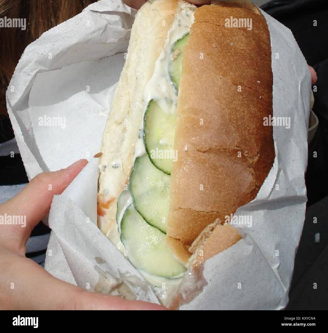 Gyro sandwich (4 Stock Photo - Alamy