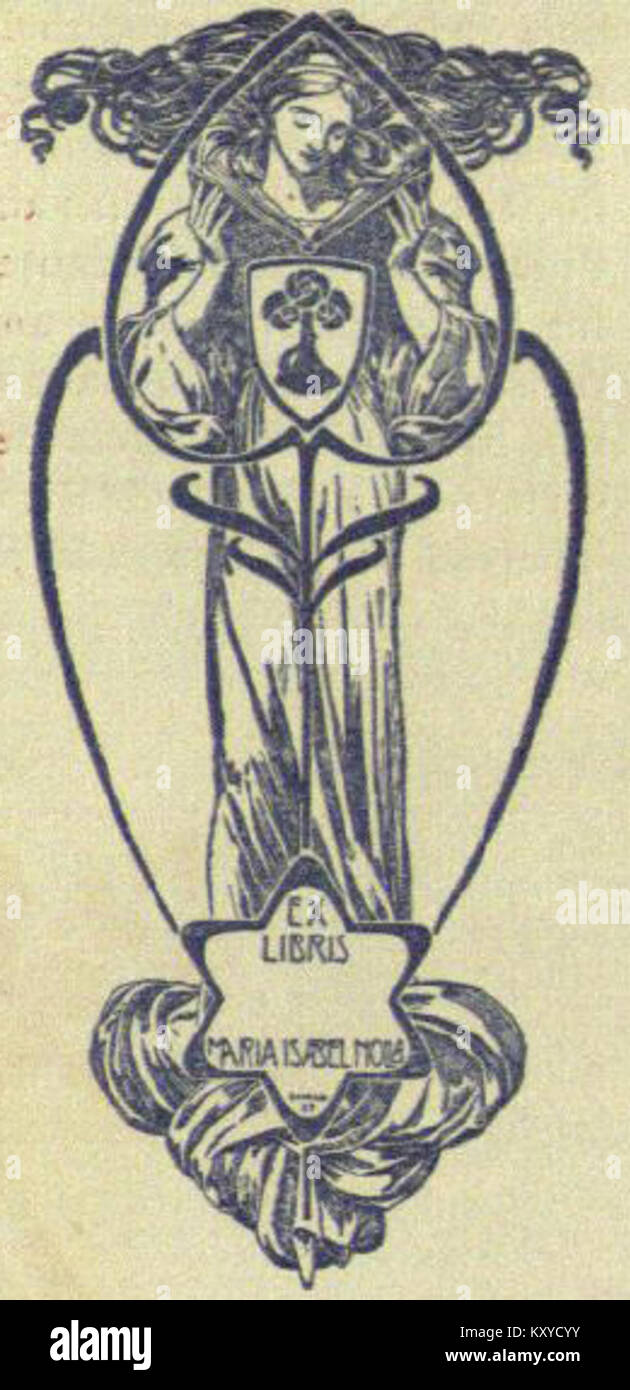 Modernist ex libris design hi-res stock photography and images - Alamy