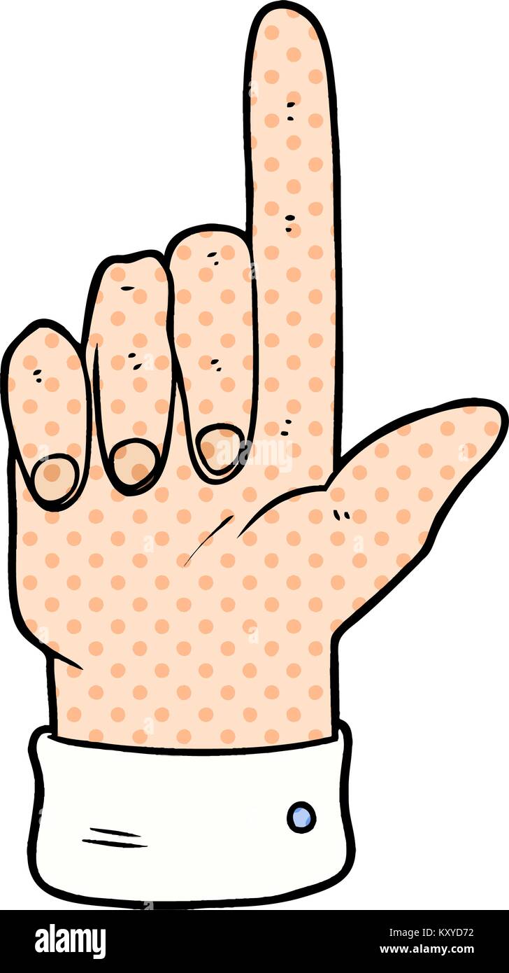 cartoon pointing hand Stock Vector Image & Art - Alamy