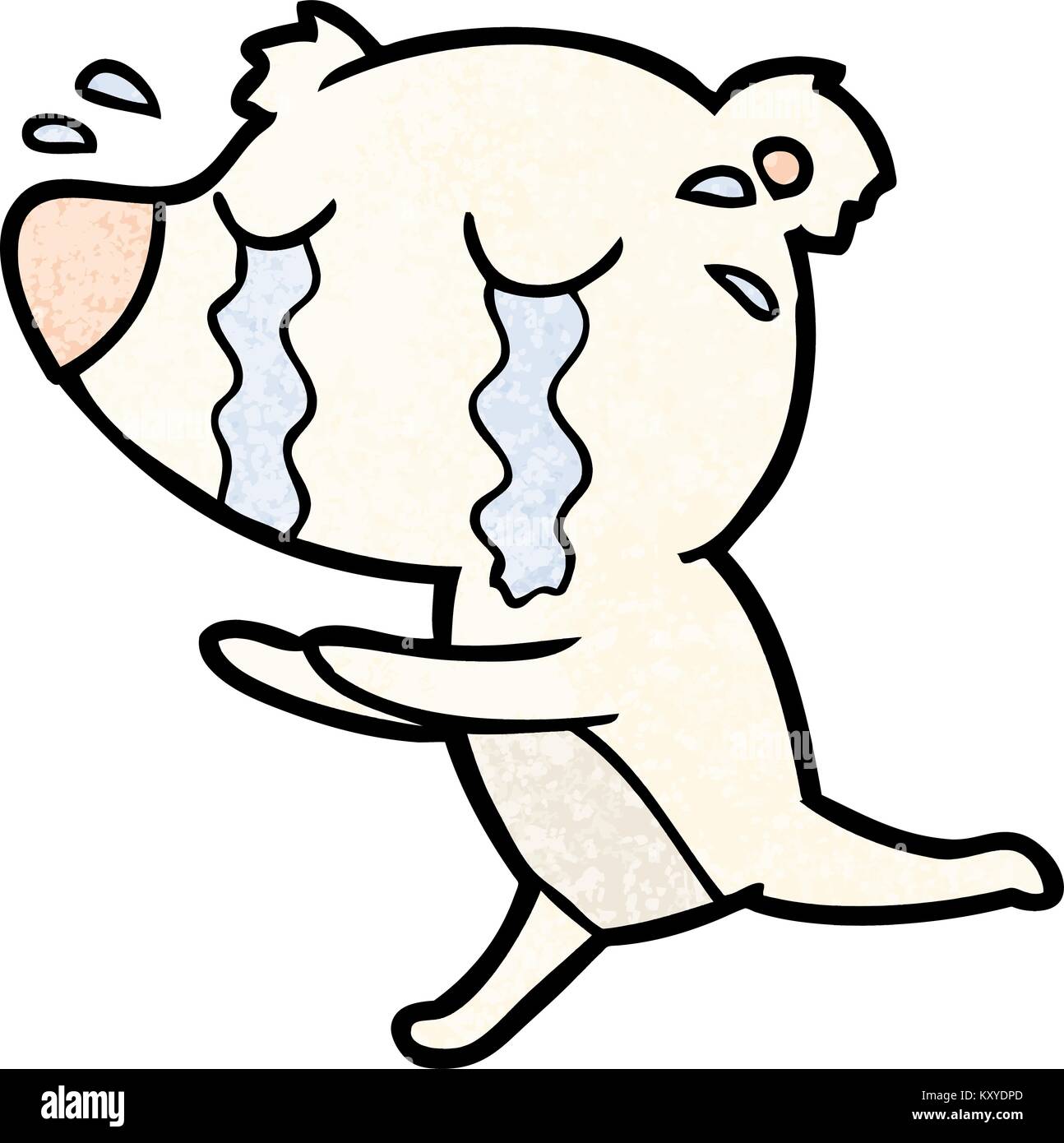 cartoon crying polar bear Stock Vector Image & Art - Alamy
