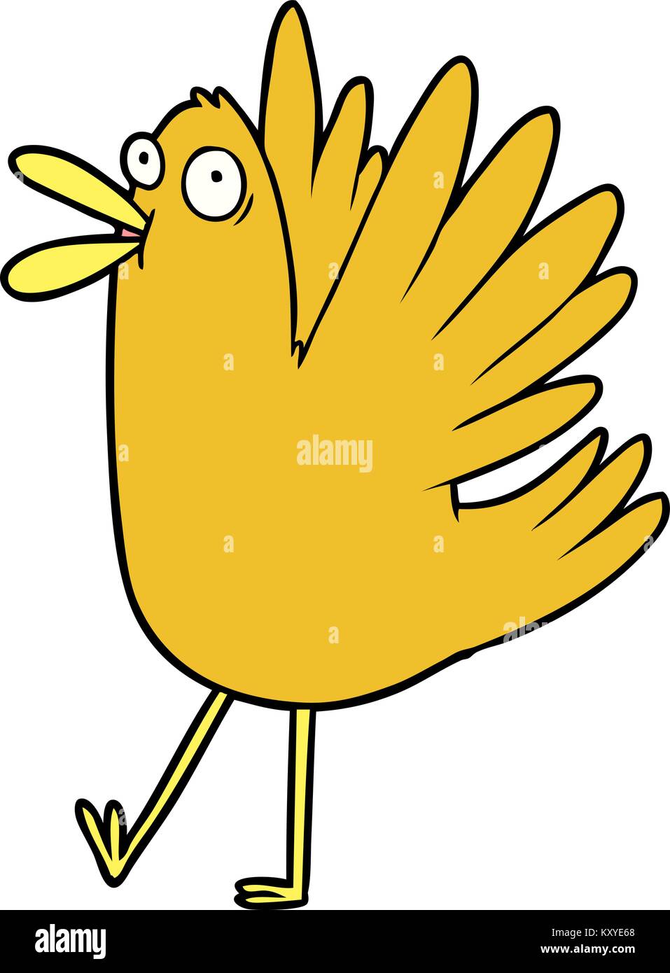 Squawking bird Stock Vector Images - Alamy