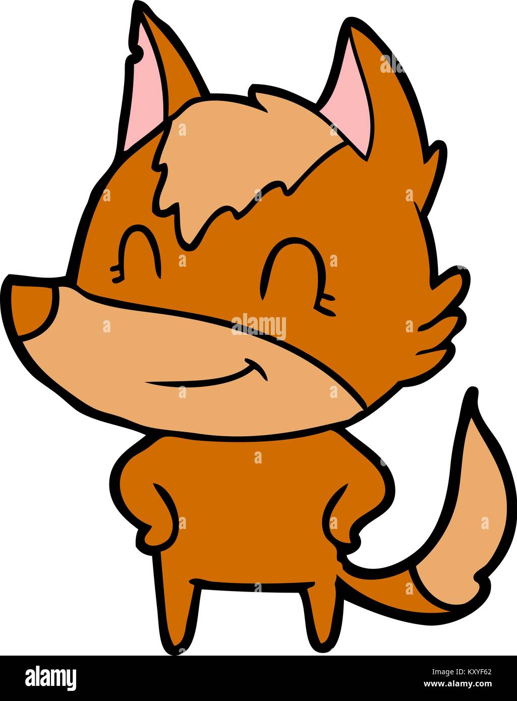 fox cartoon character Stock Vector Image & Art - Alamy