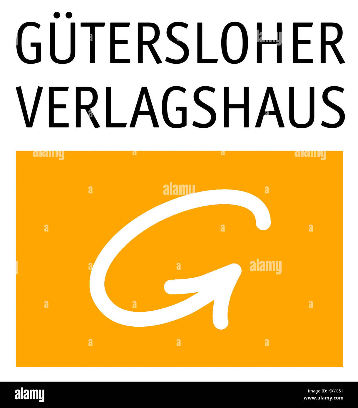 The logo of Gutersloher Verlagshaus, a German publishing house ...