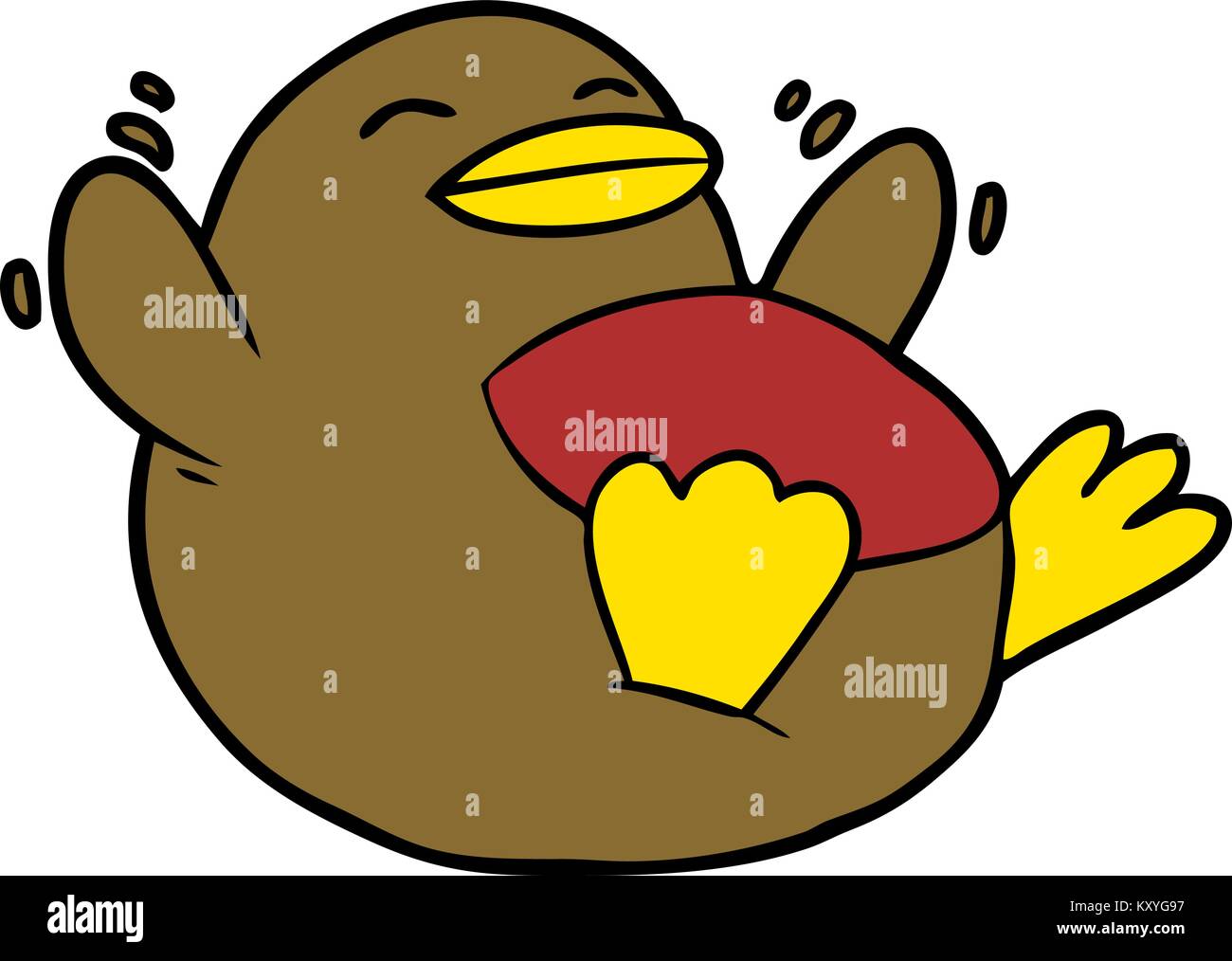 Robin cartoon hi-res stock photography and images - Alamy