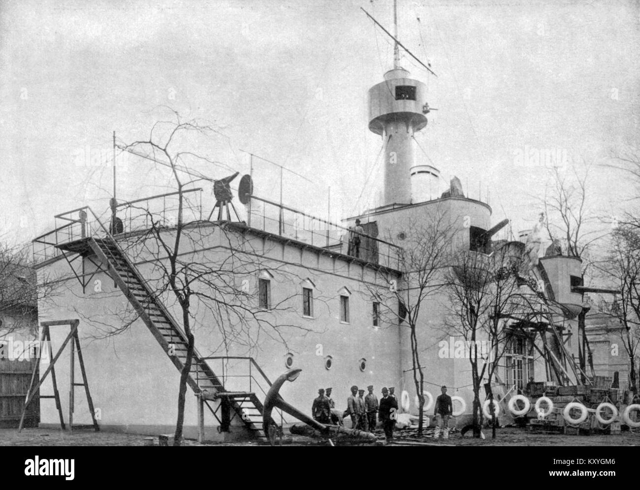 This photograph from the Hungarian Millennium Exhibition of 1896 shows ...