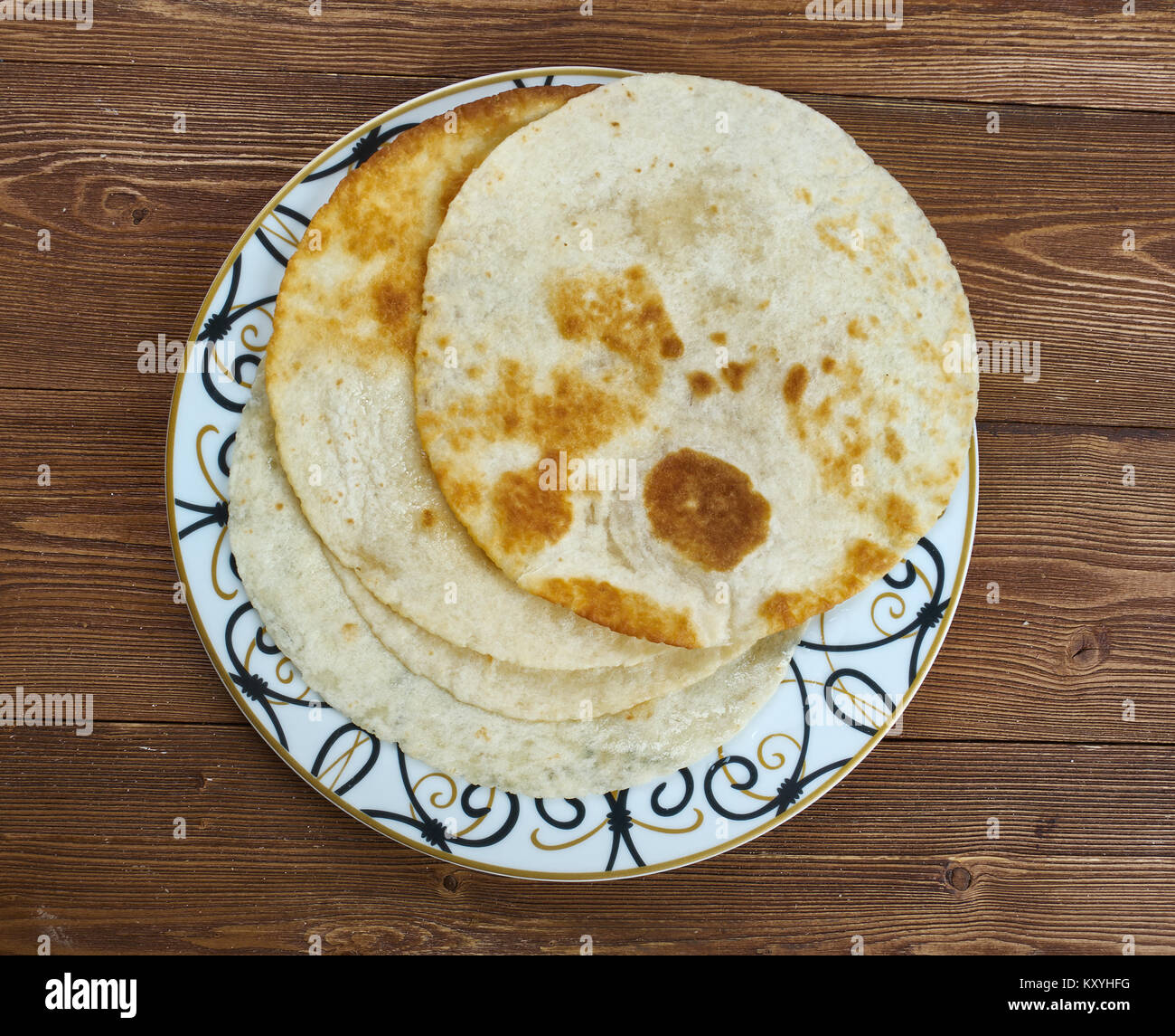 Sabaayad - Somali Flatbread, African cuisine Stock Photo - Alamy