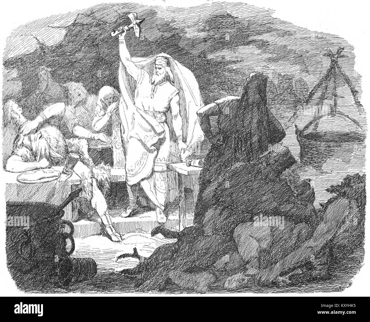 Hammer of god Black and White Stock Photos & Images - Alamy