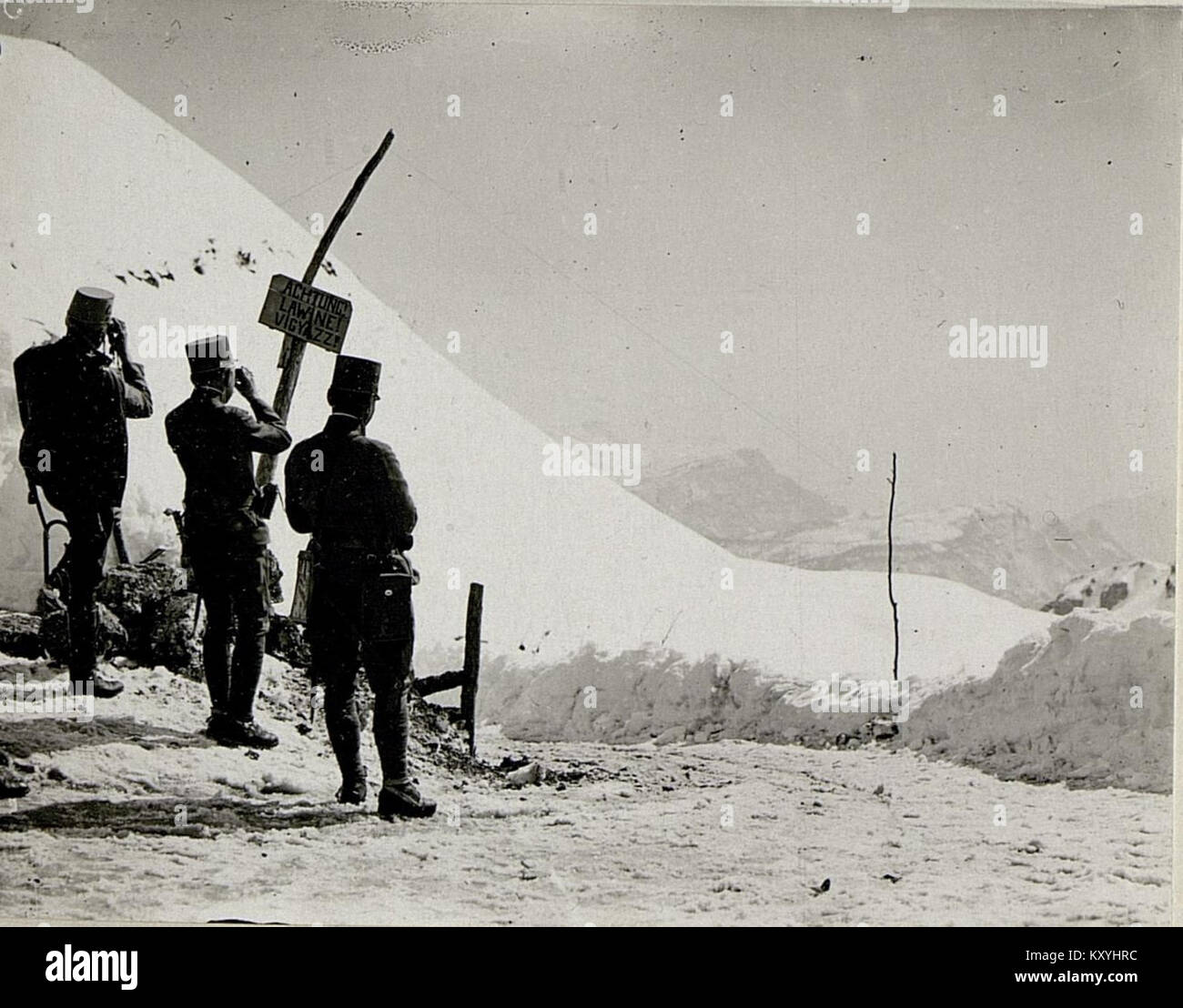 A historical image depicting Excellence Conrad von Hötzendorf with his ...