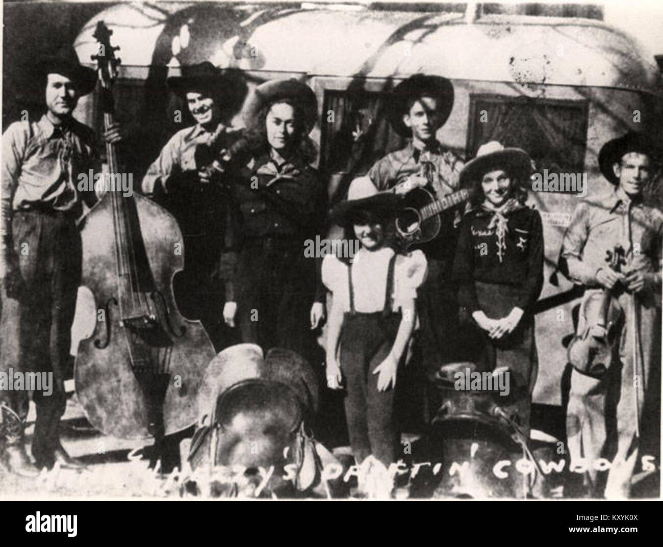 Hank Williams and the Driftin' Cowboys, 1938 Stock Photo - Alamy