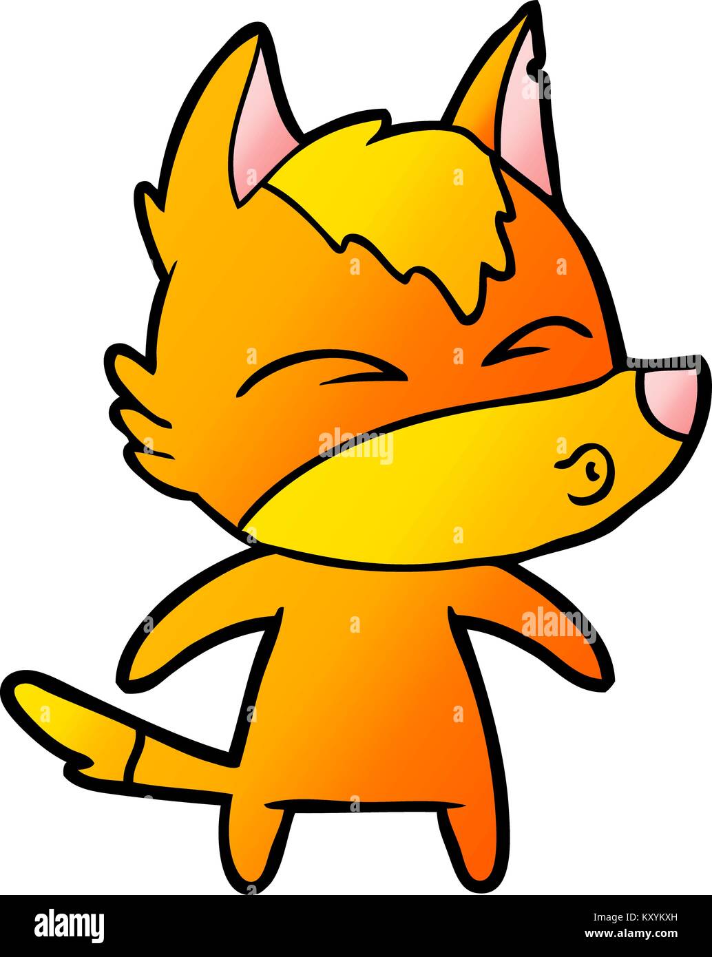 fox cartoon character Stock Vector Image & Art - Alamy