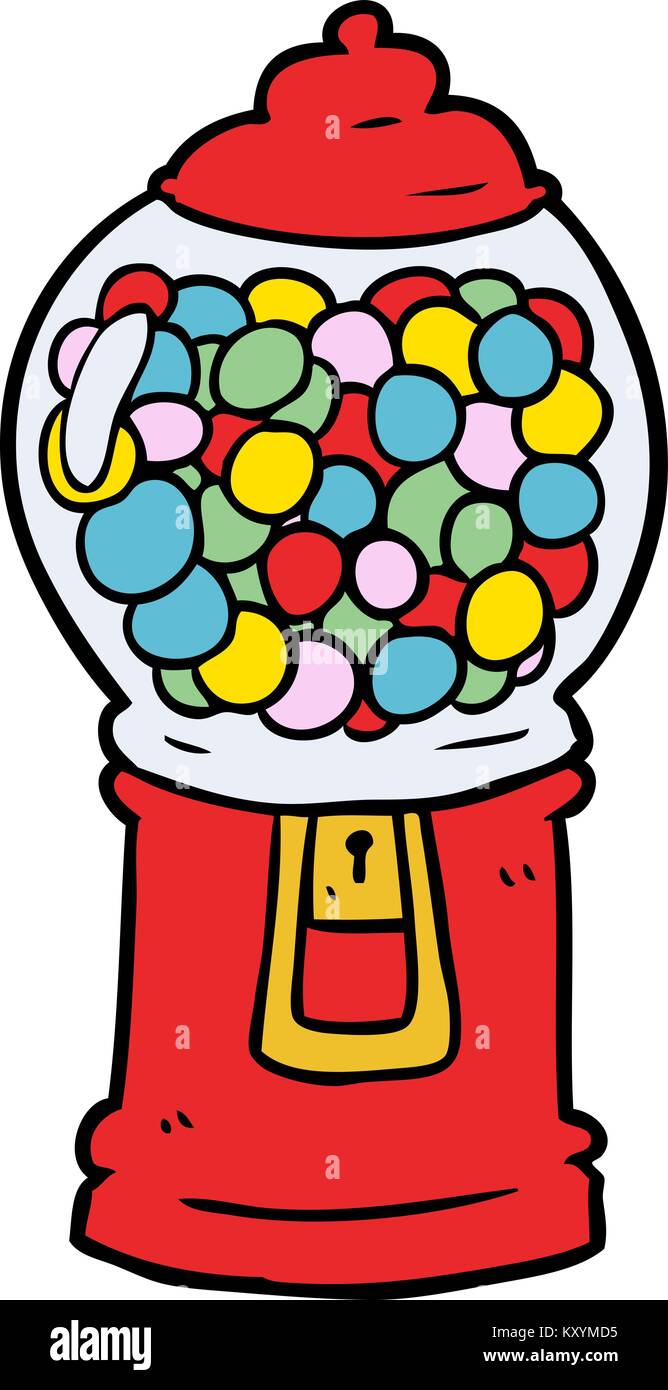 cartoon gumball machine Stock Vector Image & Art - Alamy