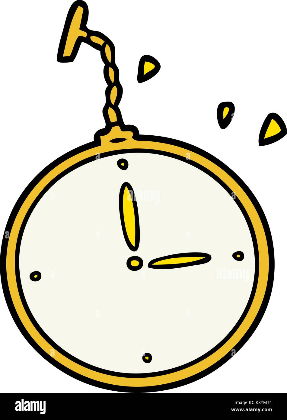 cartoon pocket watch Stock Vector Image & Art - Alamy
