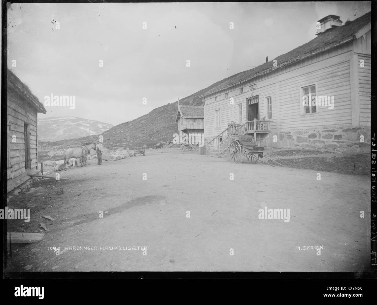 Hardanger Haukelisæter - NB MS G3 0020 Stock Photo - Alamy