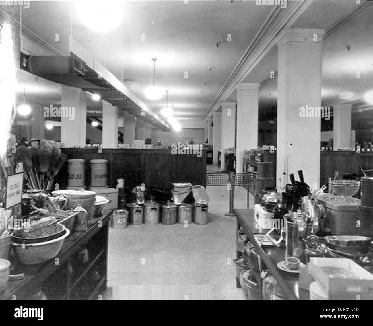 Hardware department Black and White Stock Photos & Images - Alamy
