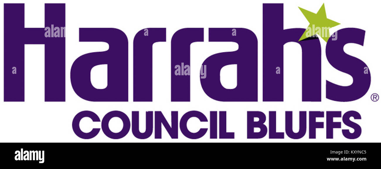 Harrah's Council Bluffs logo (2 Stock Photo - Alamy