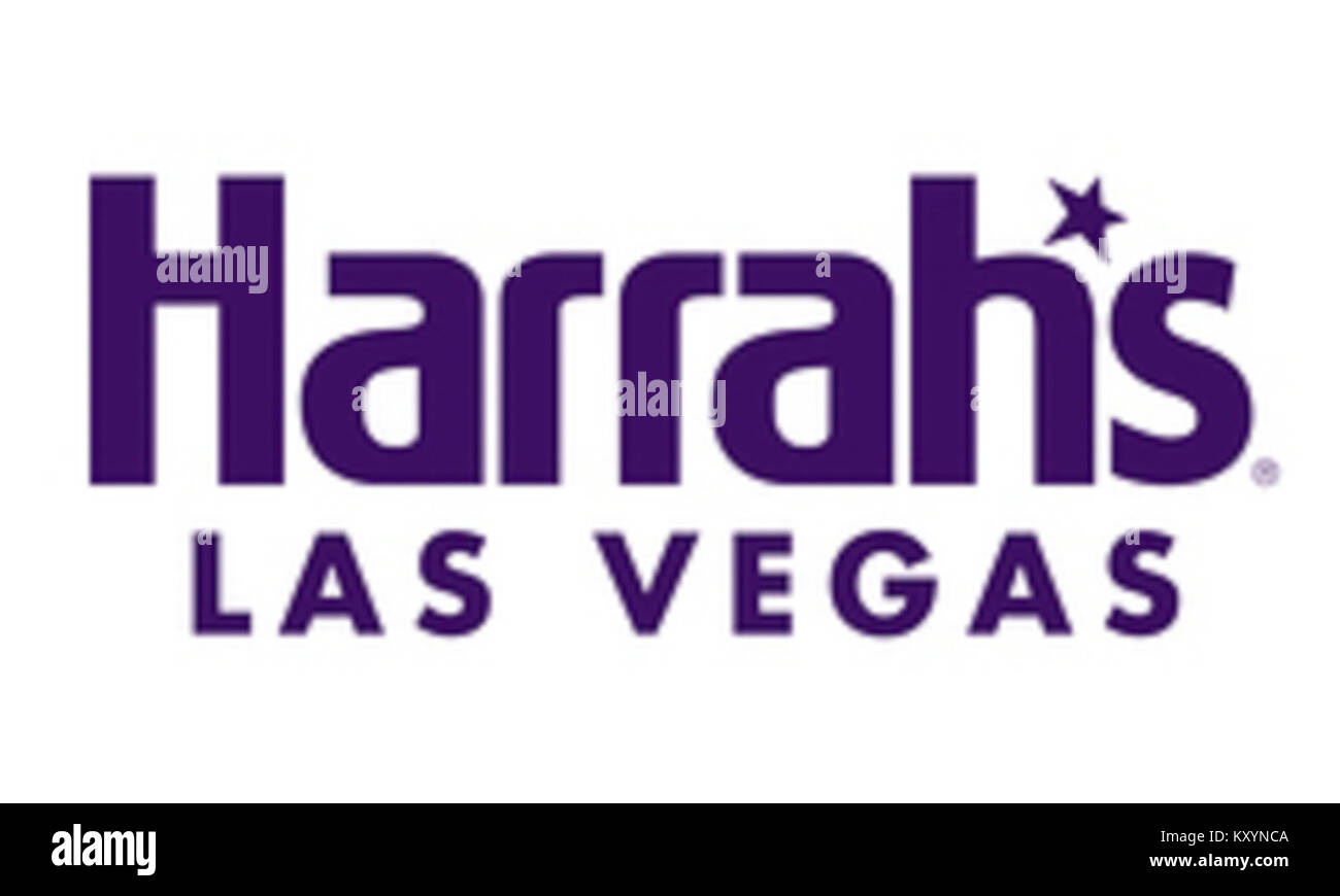 This image shows the logo of Harrah's Las Vegas, a renowned casino and ...