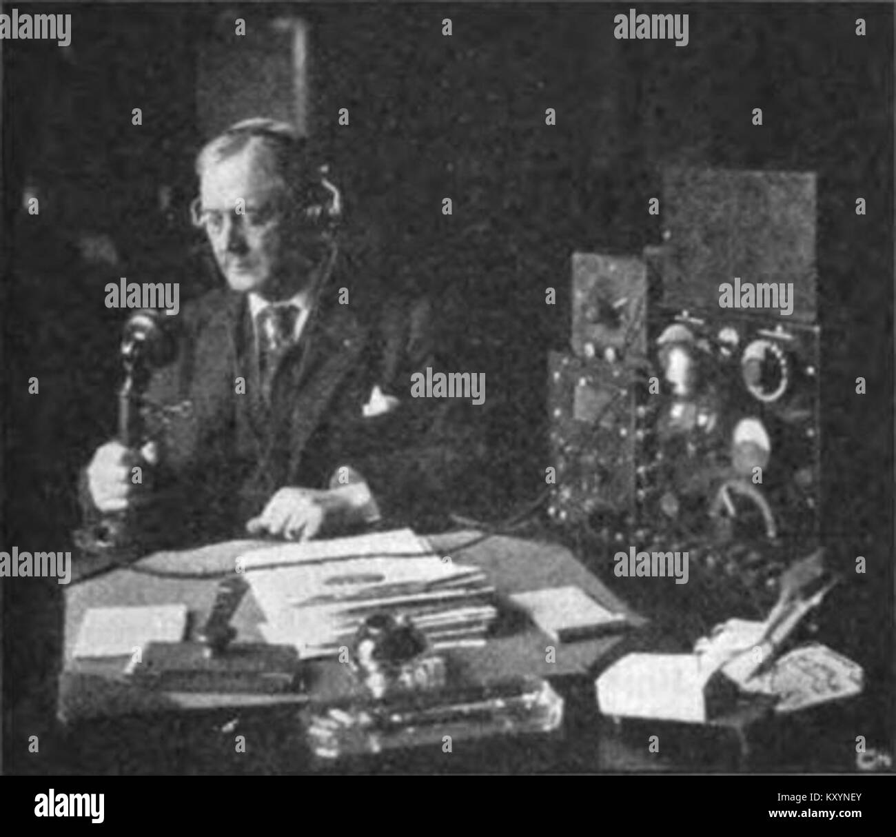 Radio milestone Black and White Stock Photos & Images - Alamy