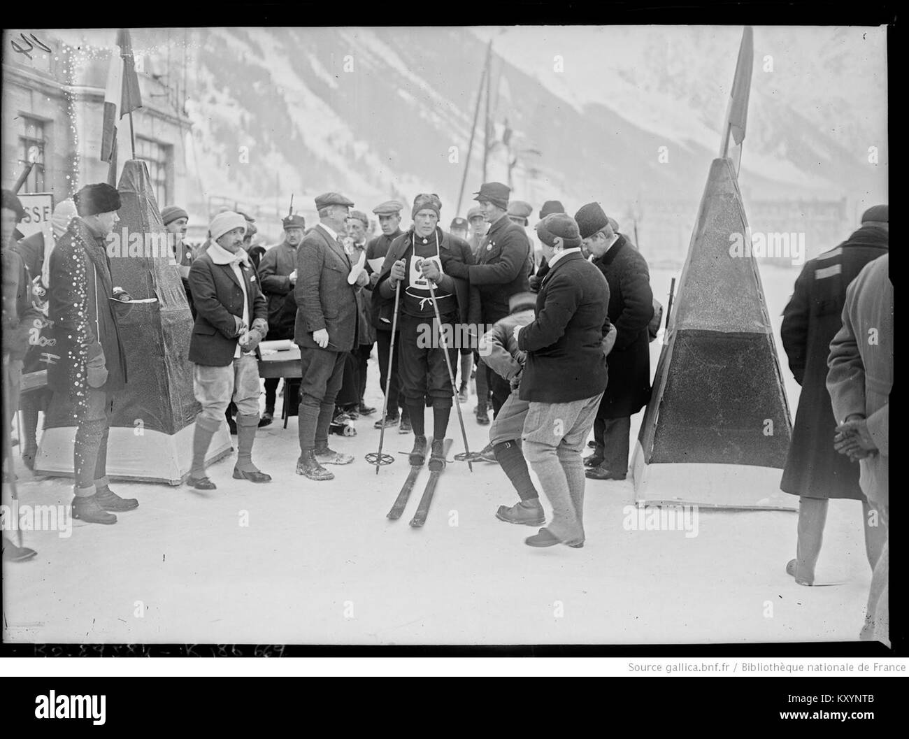 Haug Thorleif in Chamonix, photographed in 1924, represents an ...