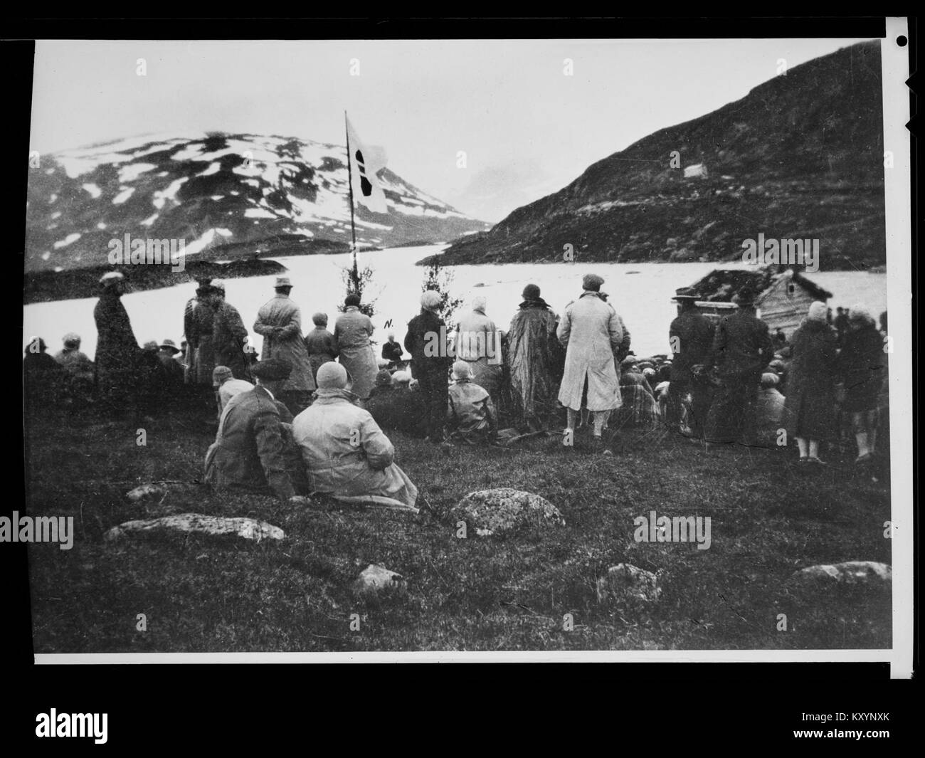 This photograph depicts Fridtjof Nansen, a prominent Norwegian explorer ...