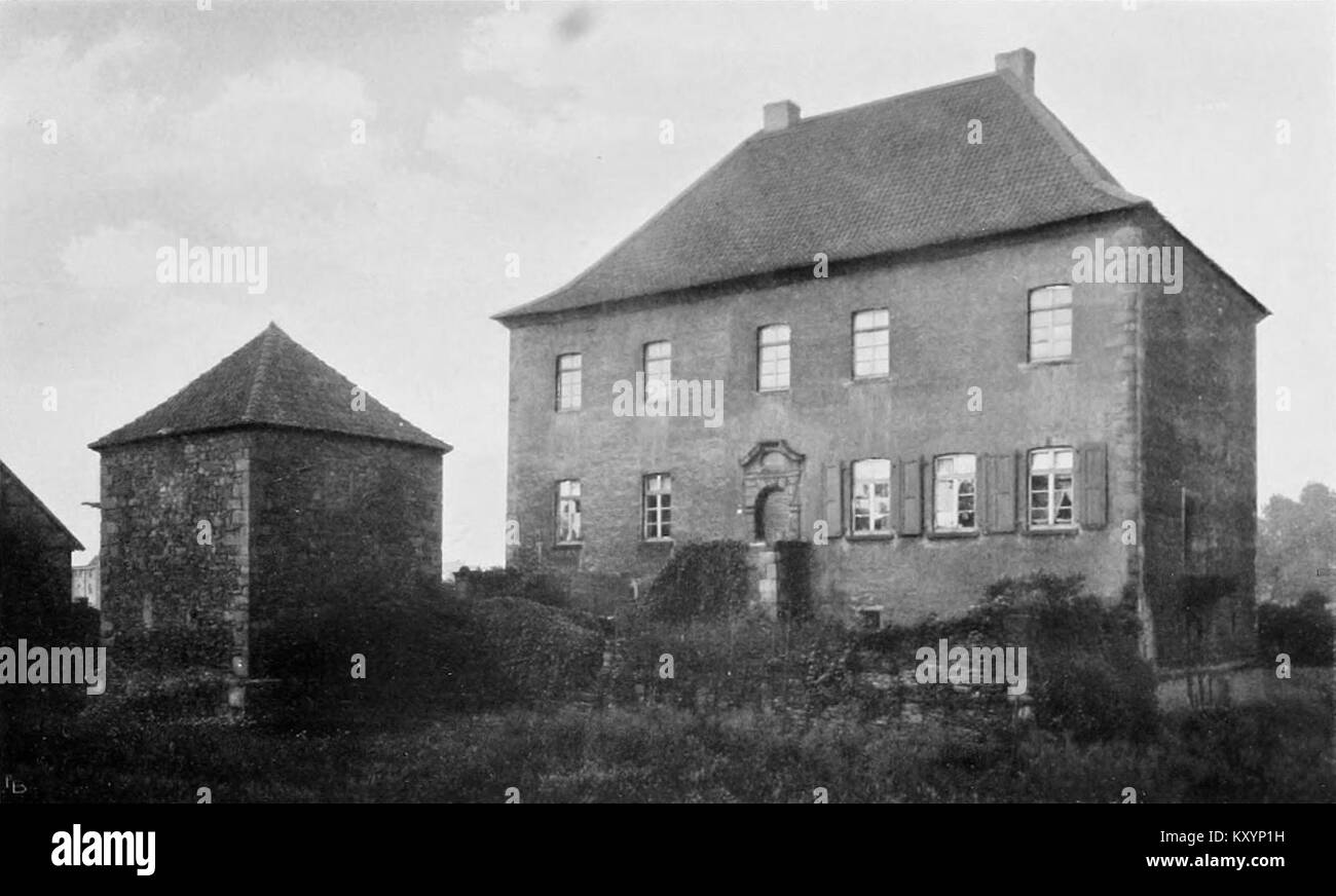 A photograph of Haus Bönninghausen, an architectural building known for ...