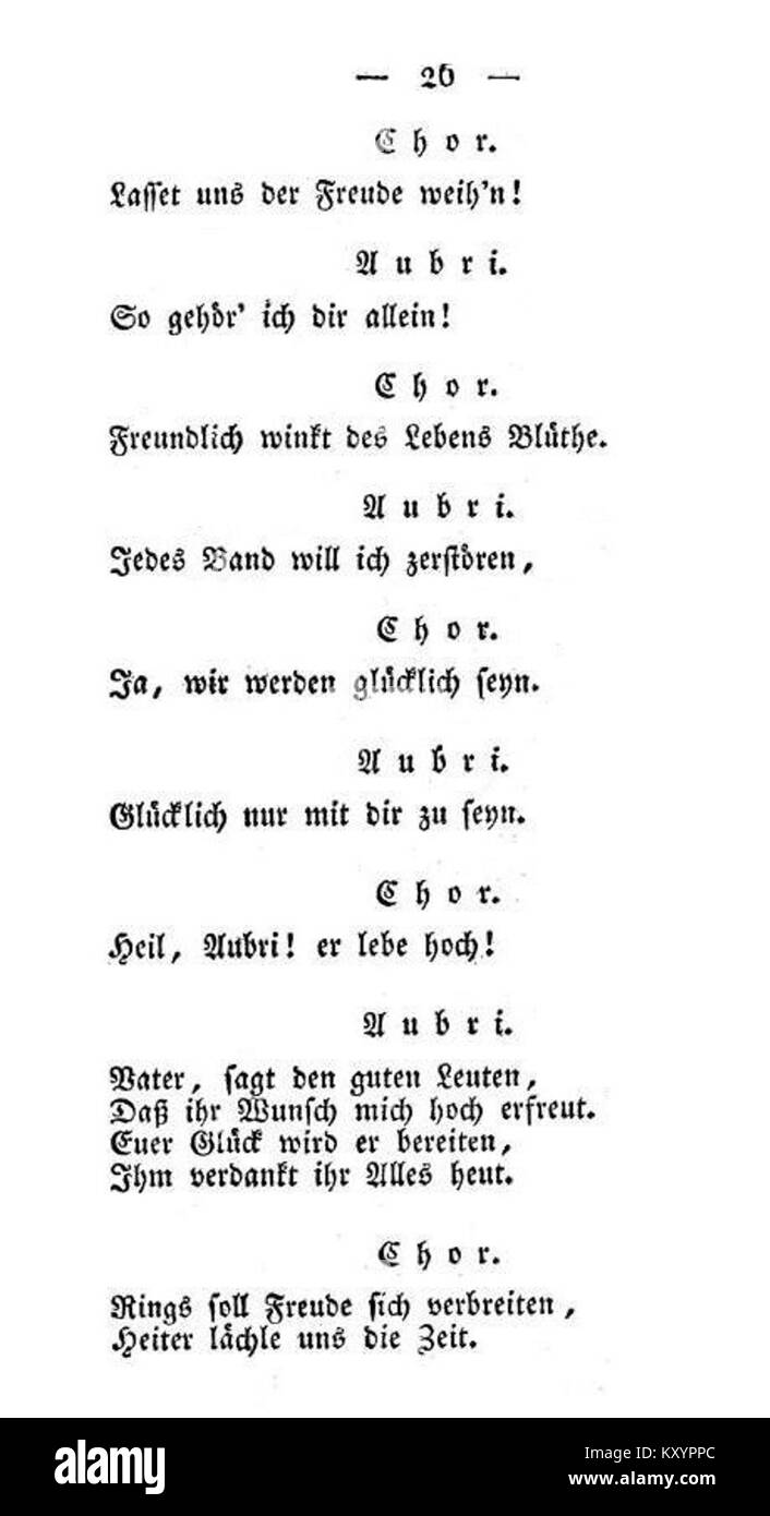 A musical composition titled Der Vampyr by Lindpaintner, with text or ...