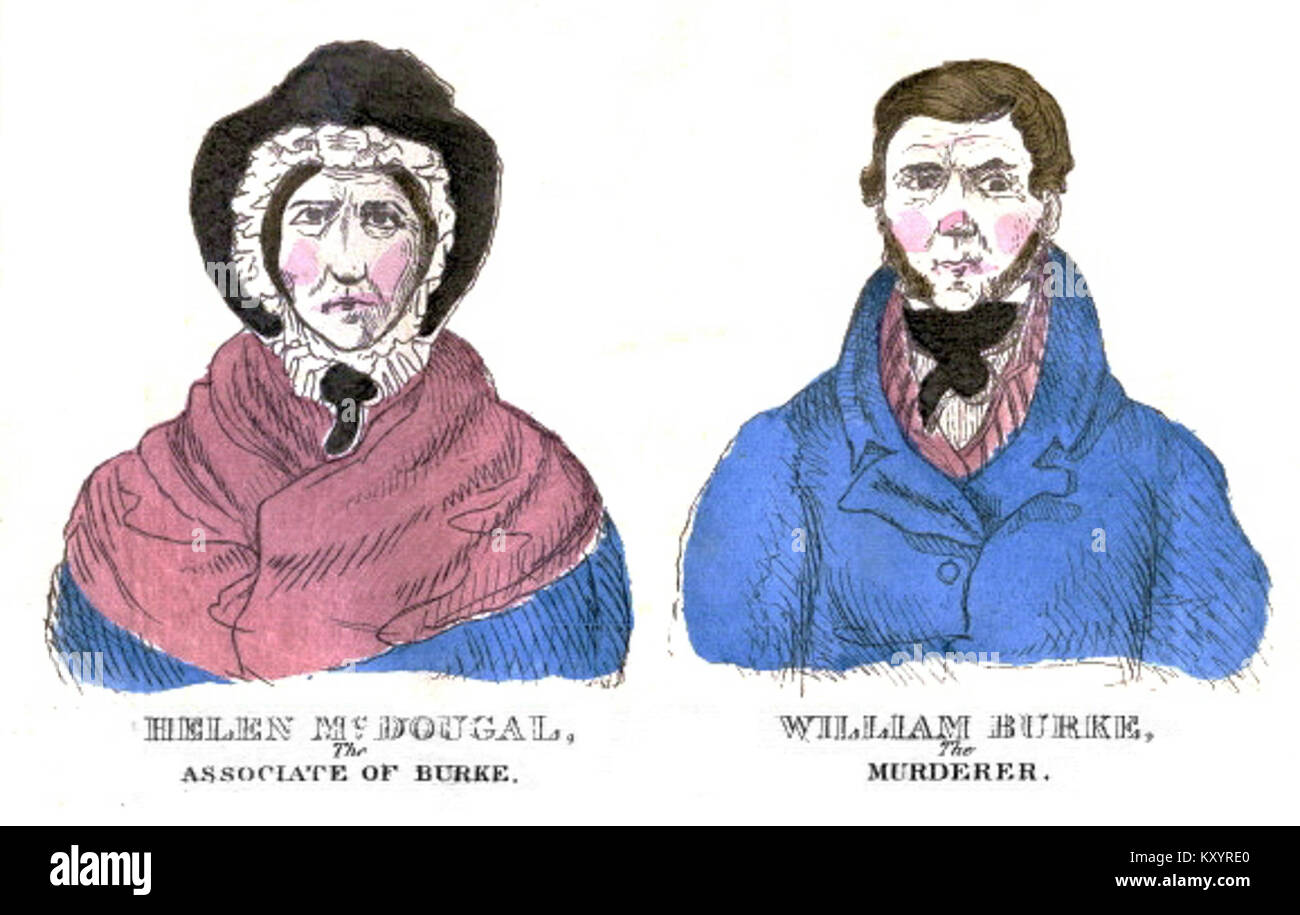 Helen McDougal was the partner of William Burke, involved in the Burke ...