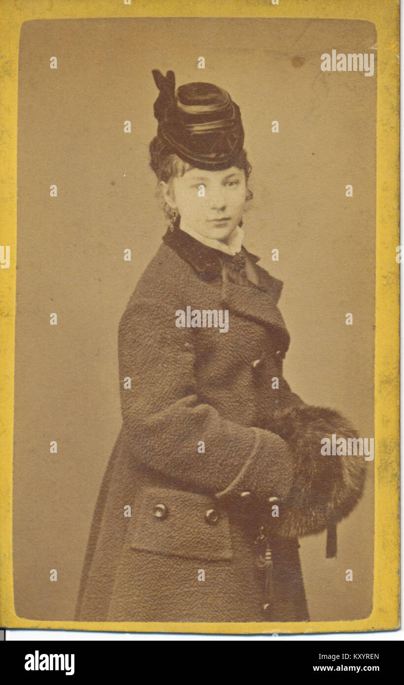 Helena Krainska, depicted around 1870, is shown in a historical ...