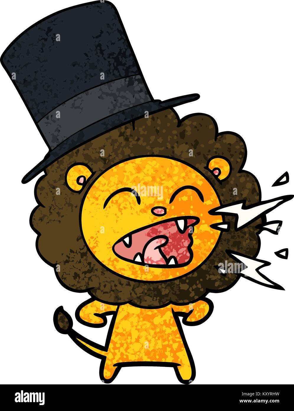 cartoon roaring lion Stock Vector Image & Art - Alamy
