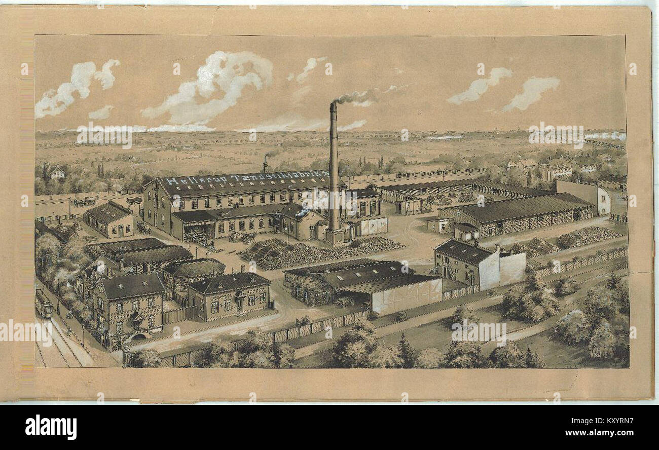 The Hellerup Match Factory in Denmark, active around 1910, played a key ...