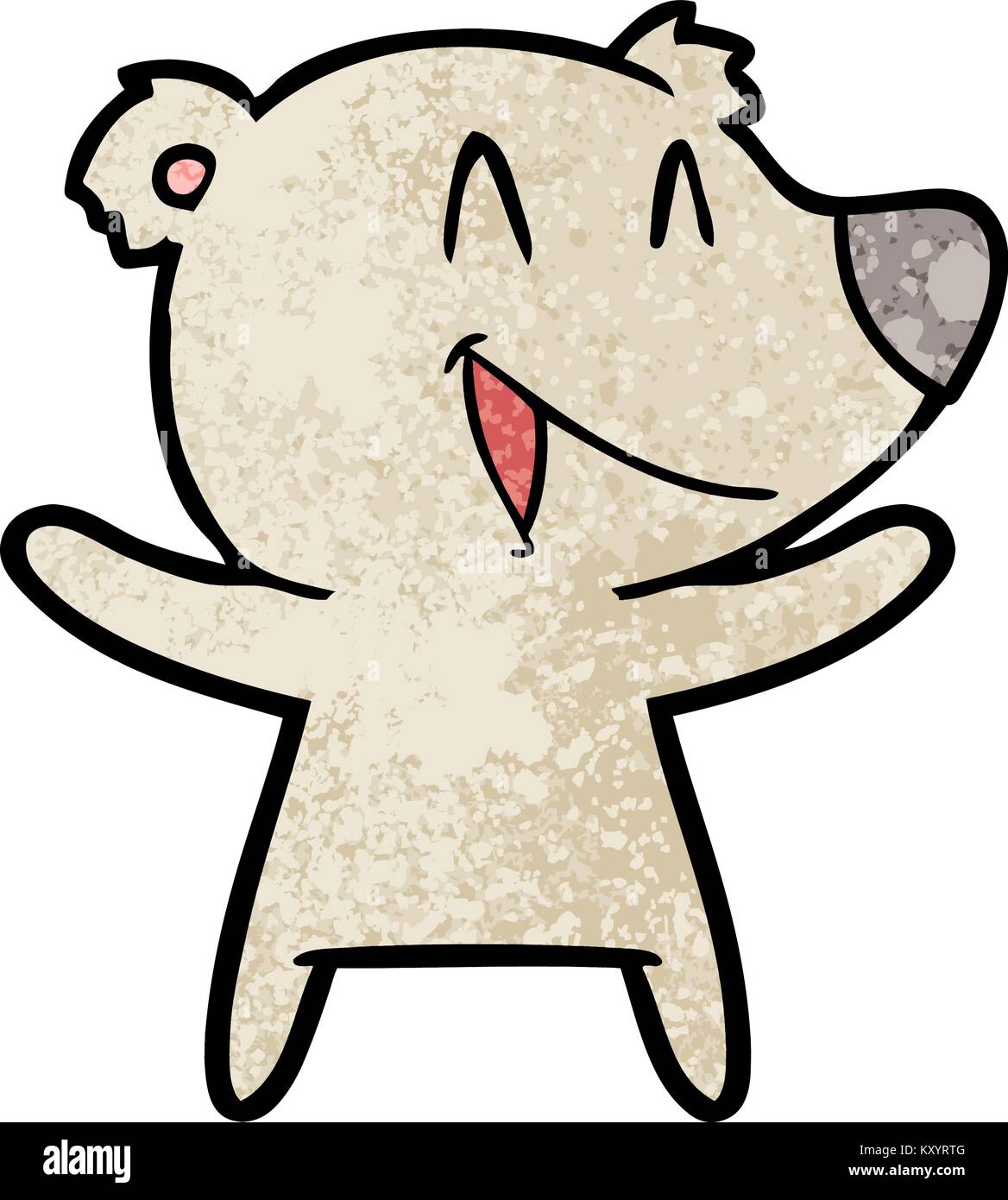 laughing bear cartoon Stock Vector Image & Art - Alamy