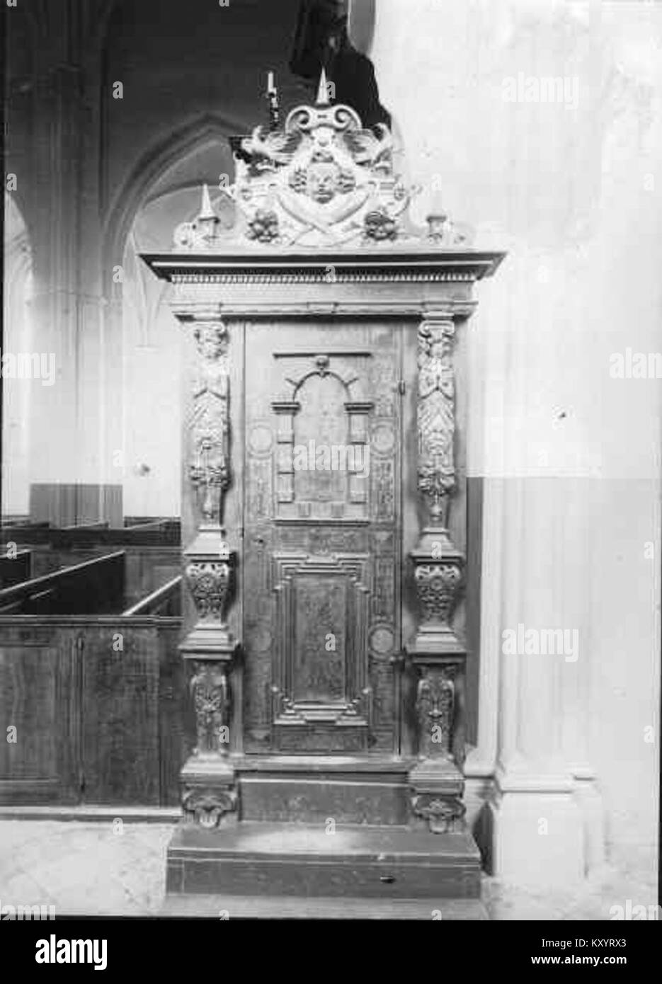 A photograph of Sankta Maria Church in Helsingborg, Sweden ...