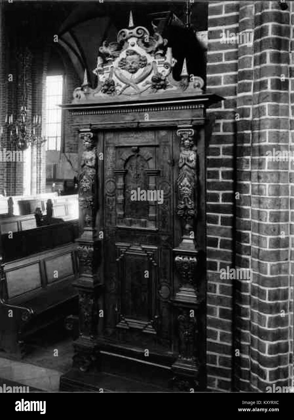 Photograph of Sankta Maria Church in Helsingborg, Sweden, a historical ...