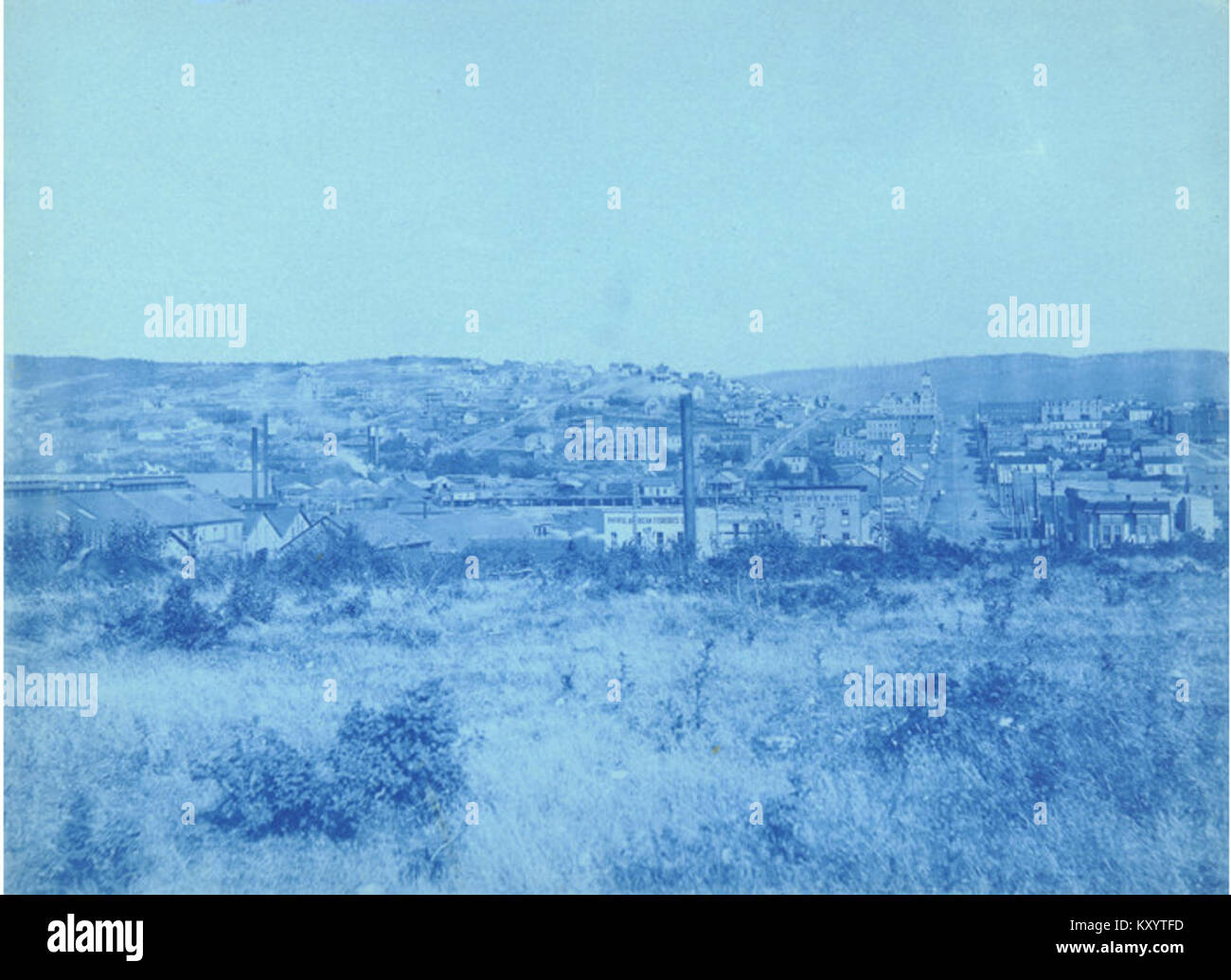 A photograph of Fairhaven, Washington, dated June 30, 1900. The image ...