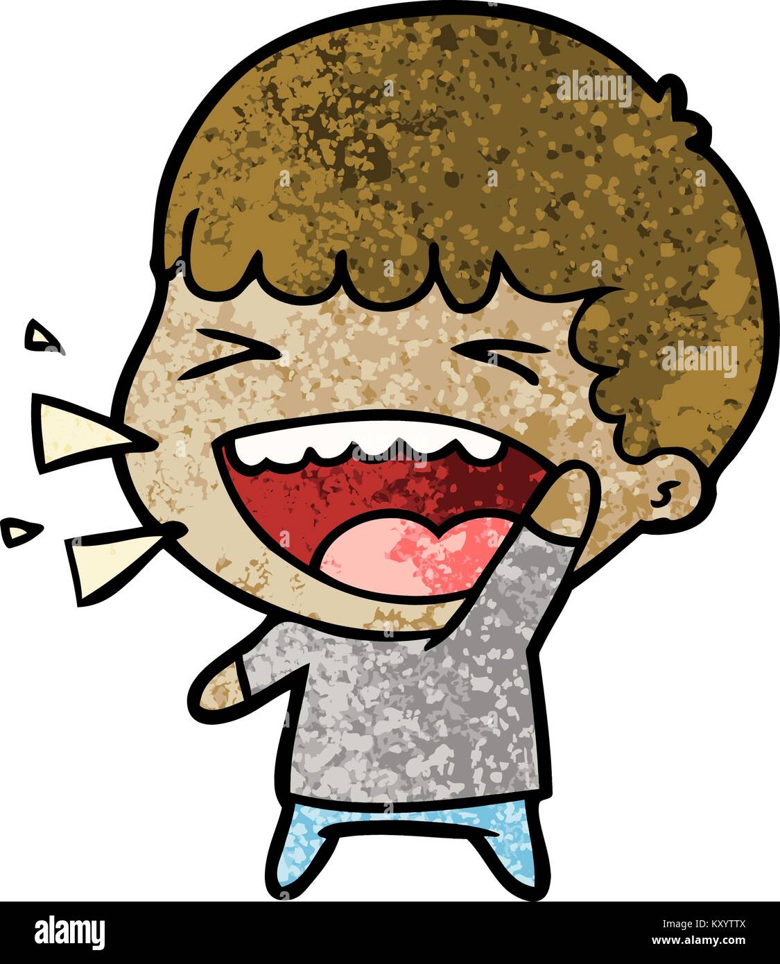 cartoon laughing man Stock Vector Image & Art - Alamy
