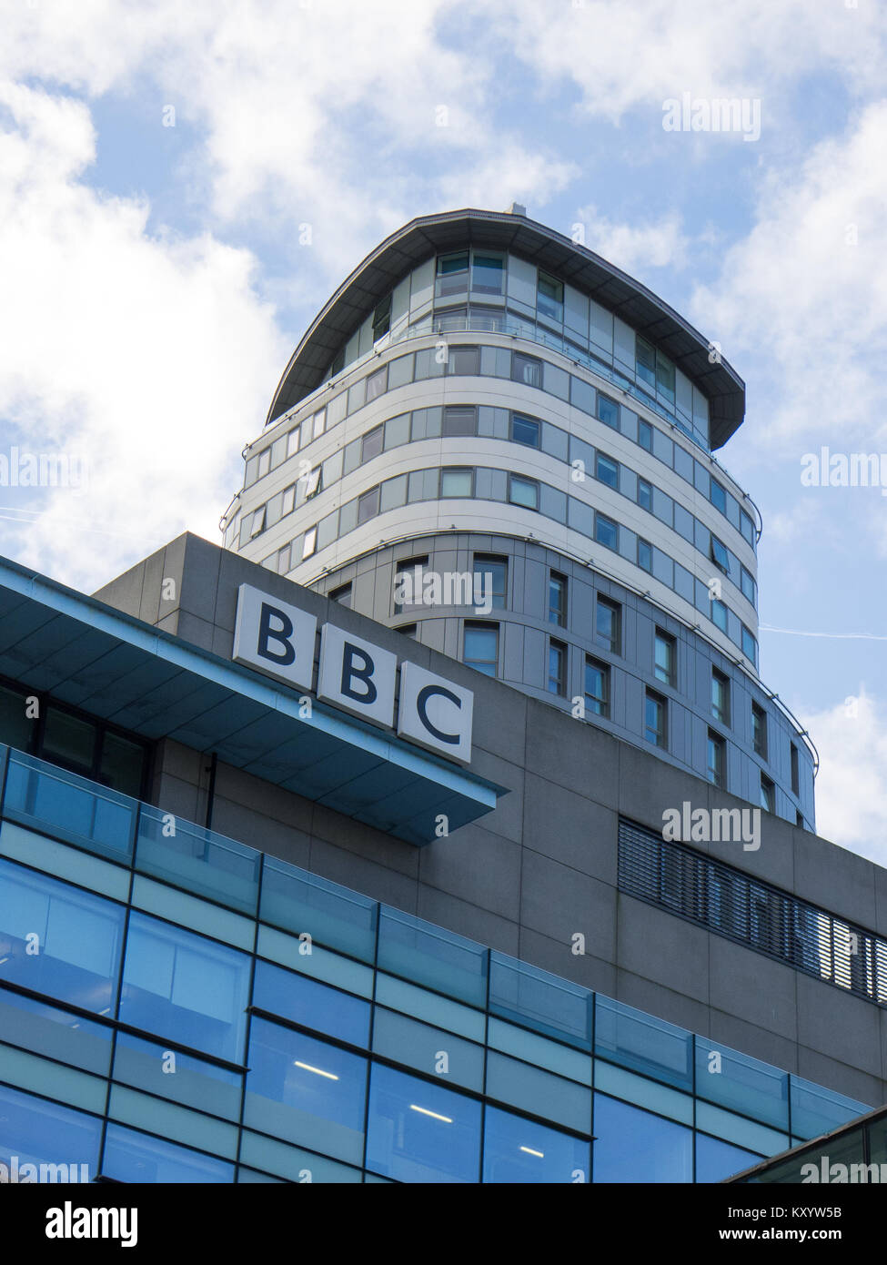 BBC building at Media City, Salford Quays Stock Photo - Alamy
