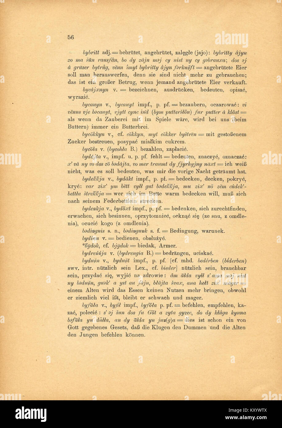 This reference is to Hermann Mojmir’s dictionary documenting the German ...