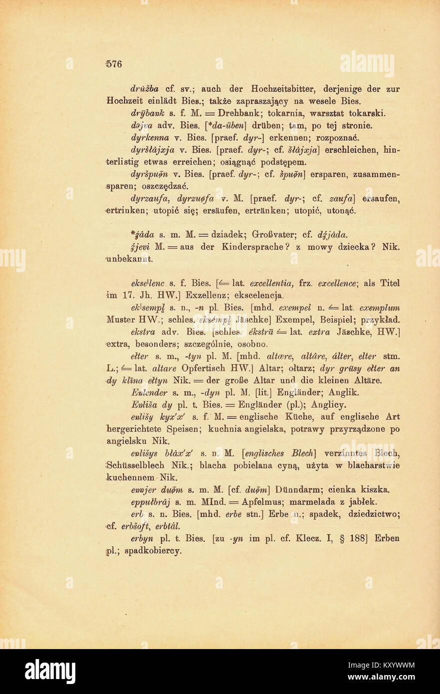 A digitised page from Hermann Mojmir’s Wörterbuch der deutschen Mundart ...