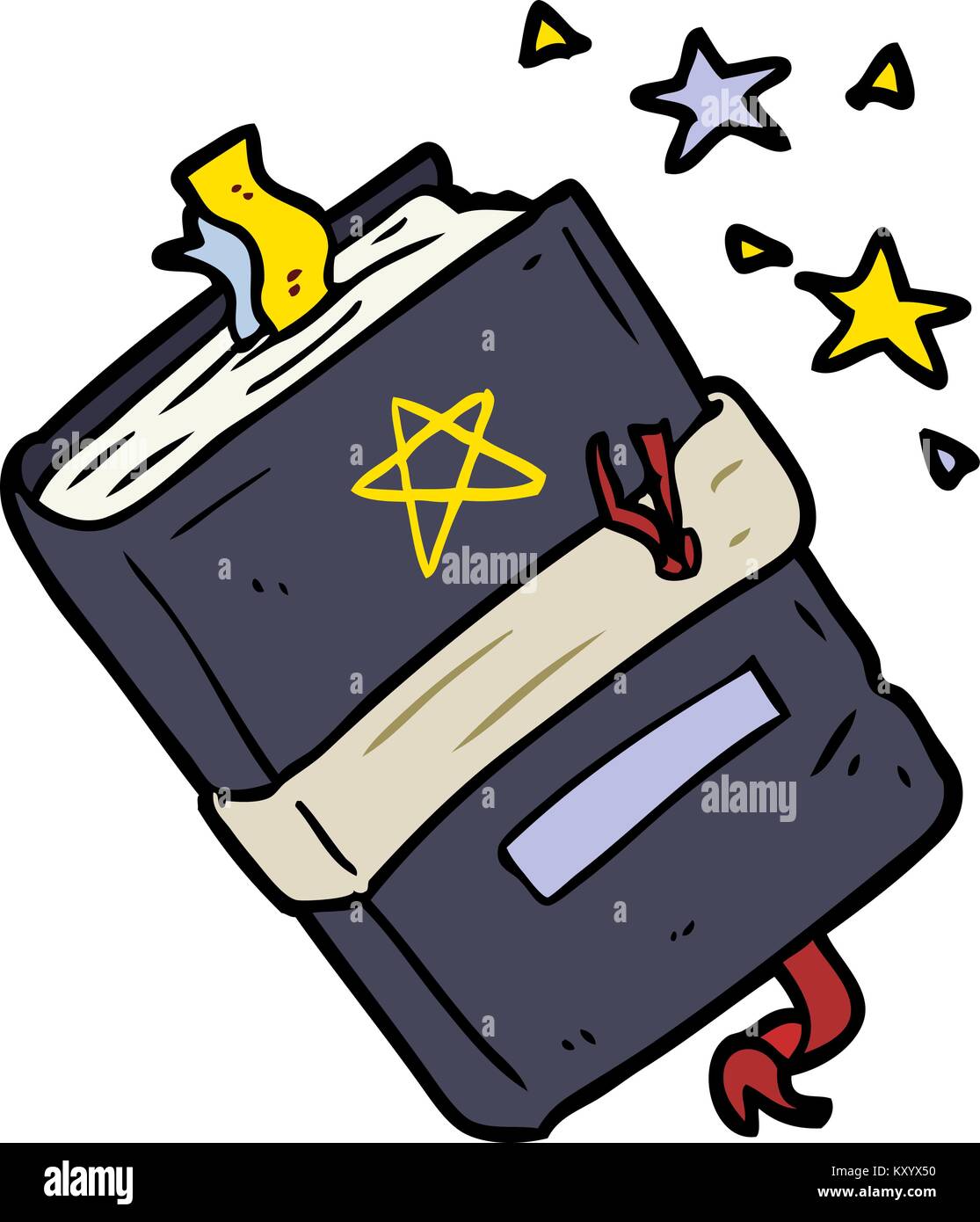 cartoon witch's book of spells Stock Vector Image & Art - Alamy